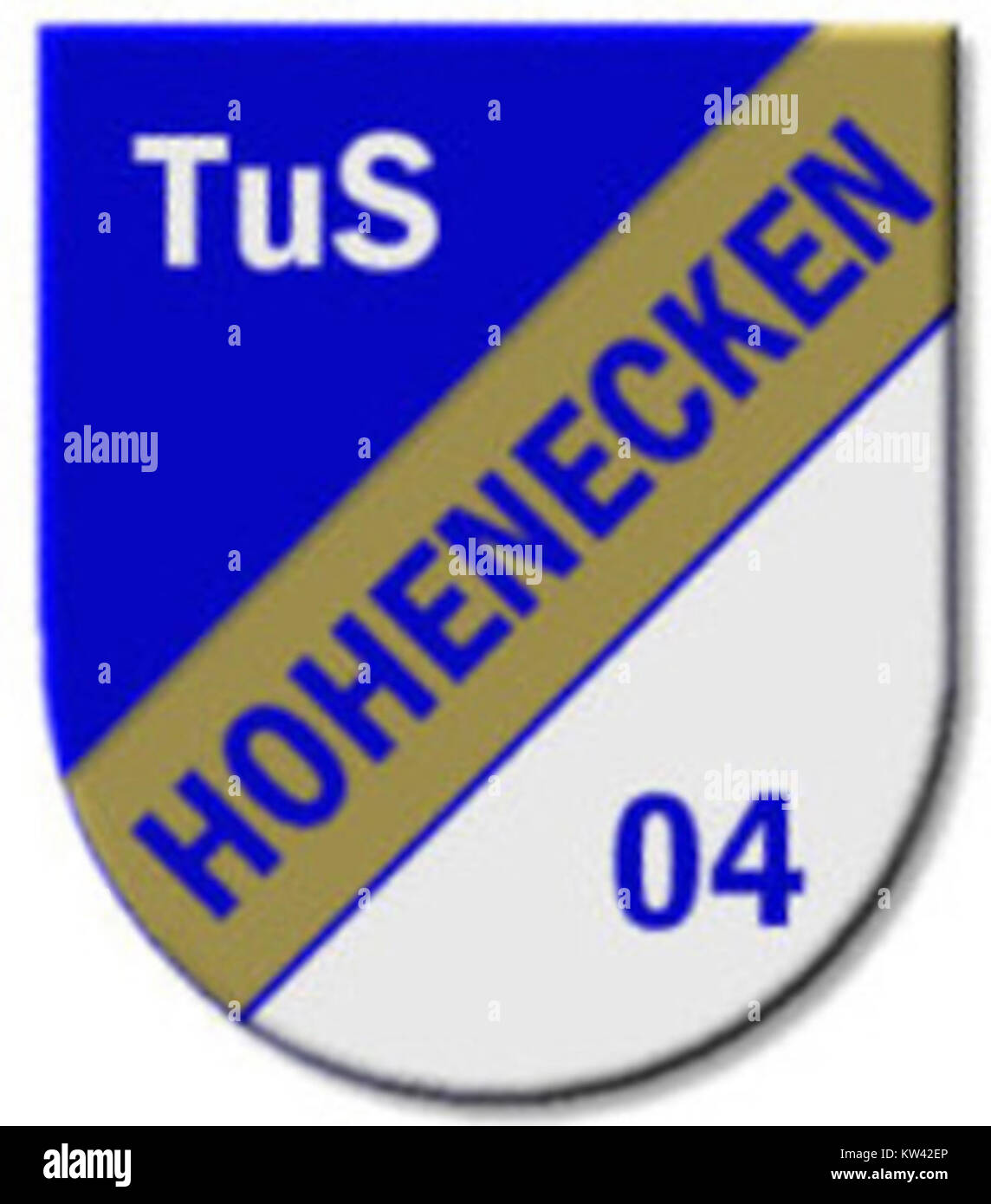 This emblem, 'Wappen TuS Hohenecken,' represents the coat of arms for ...