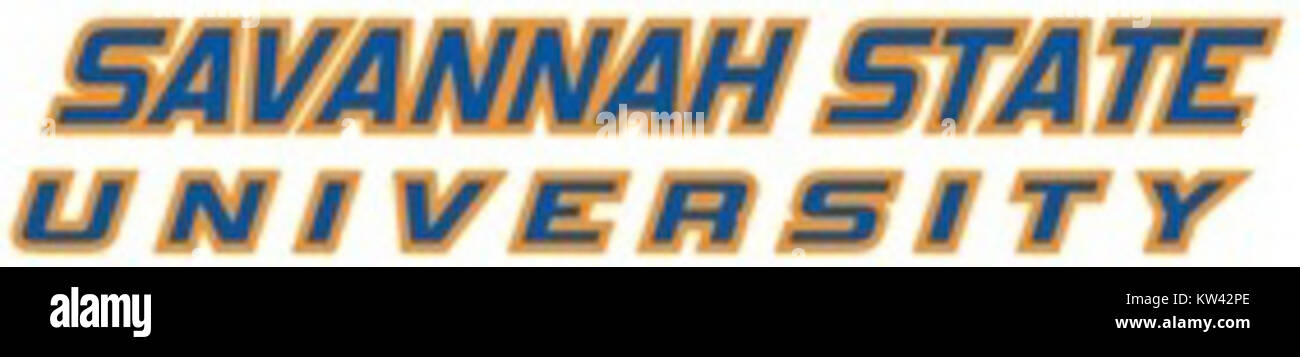 Savannah State University Wordmark Stock Photo - Alamy