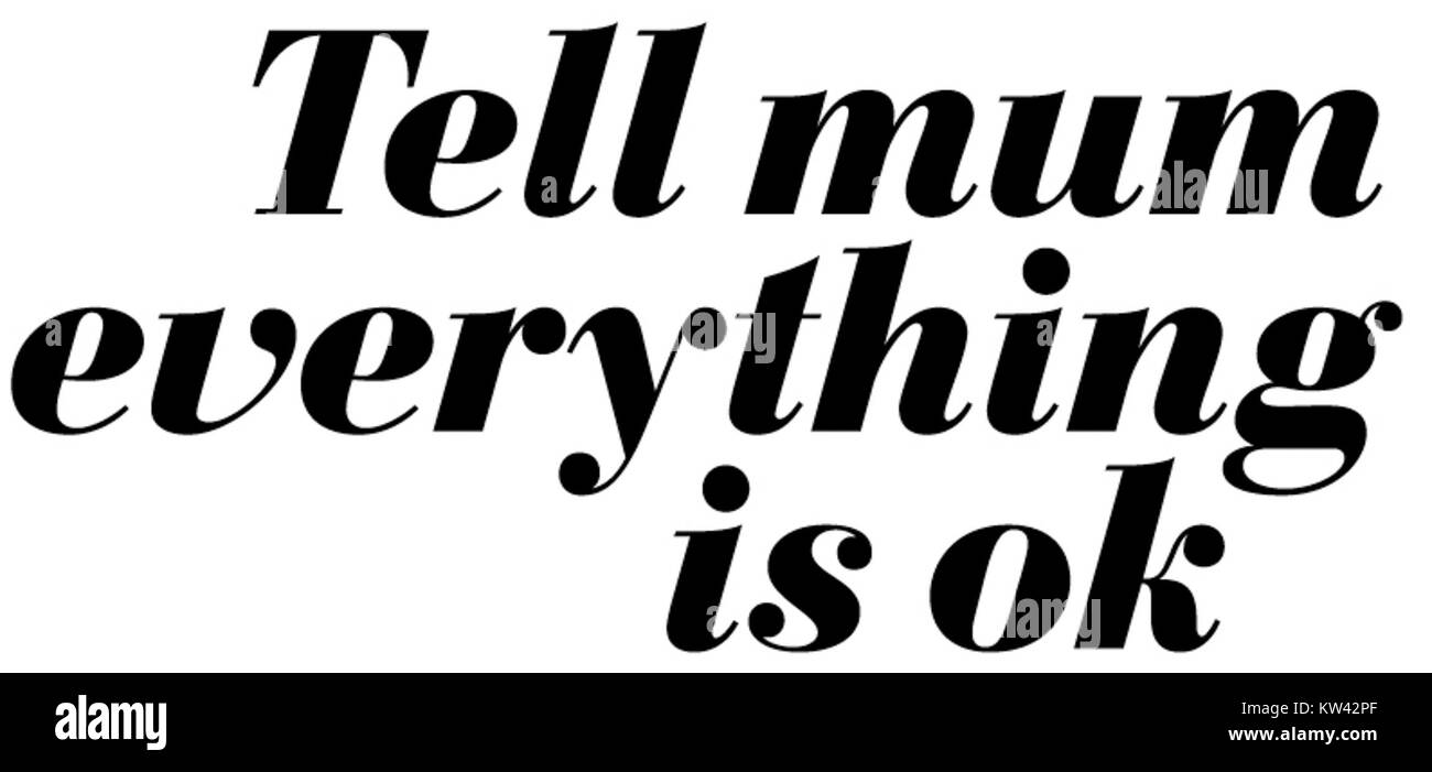 Everything is ok Black and White Stock Photos & Images - Alamy