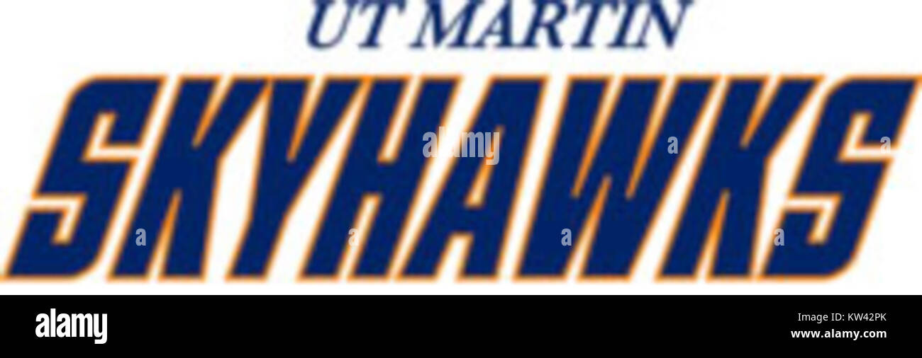UT Martin Skyhawks Wordmark Stock Photo - Alamy