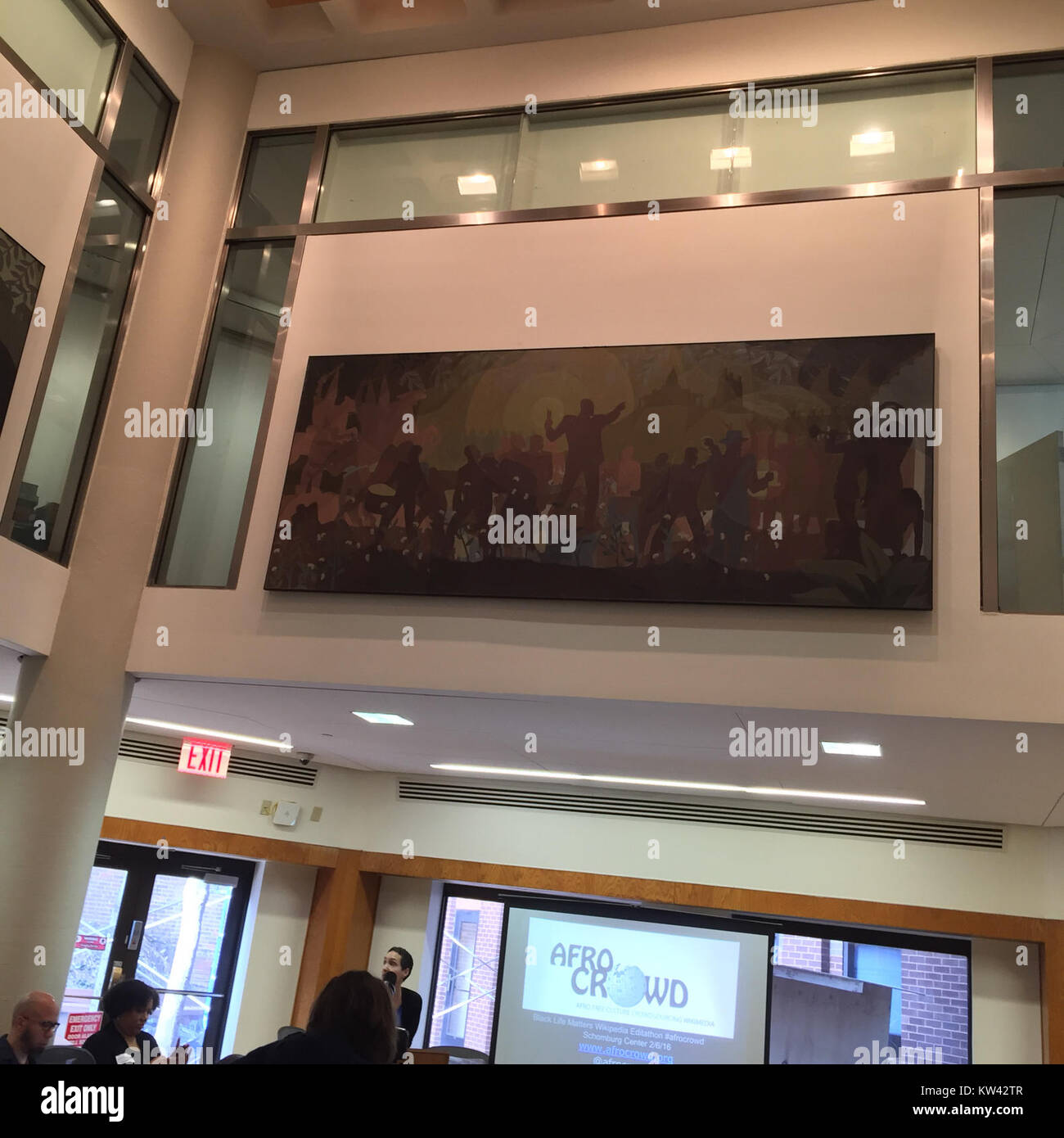 A photograph from the Black Life Matters AfroCROWD event at the ...