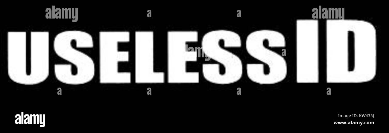 The Useless ID logo represents the identity of the band Useless ID, a ...
