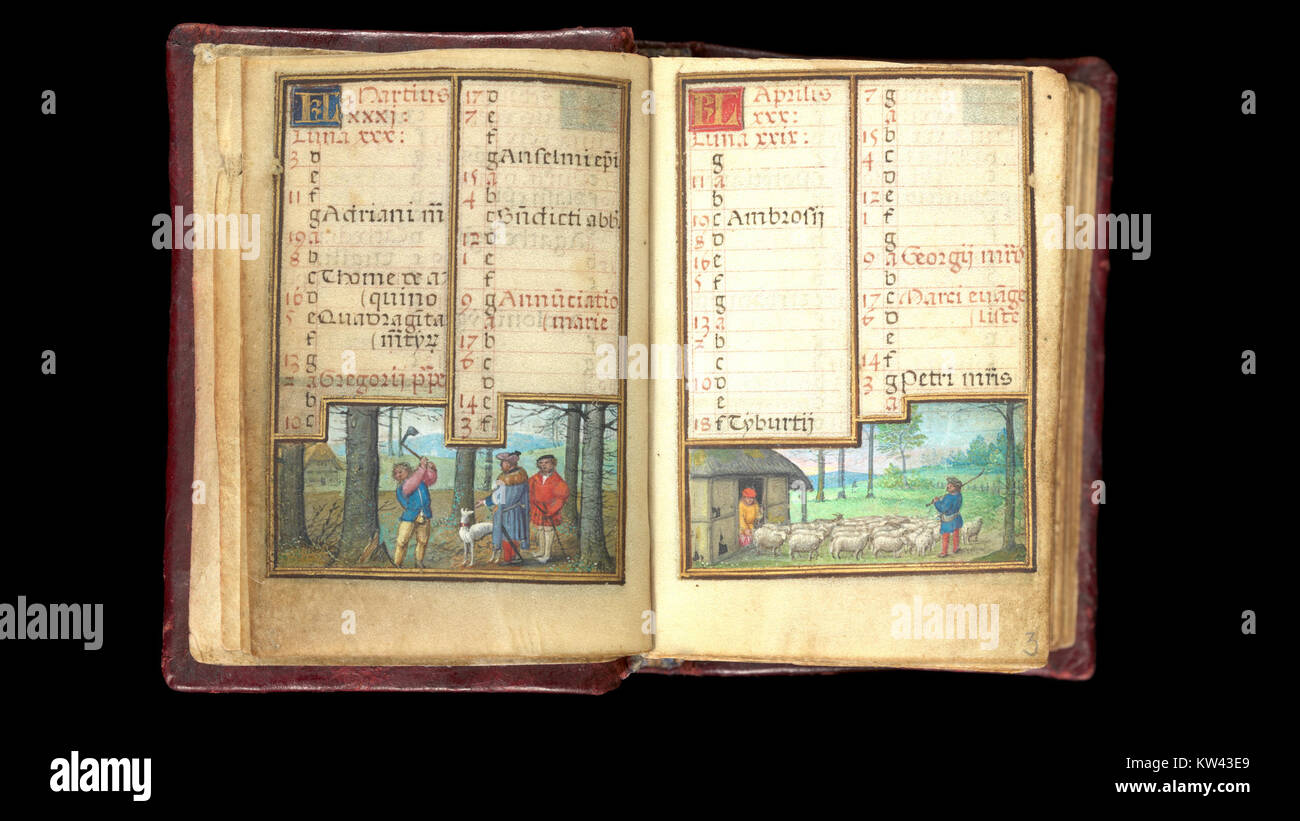 Book of Hours MET DP 634 002 Stock Photo - Alamy