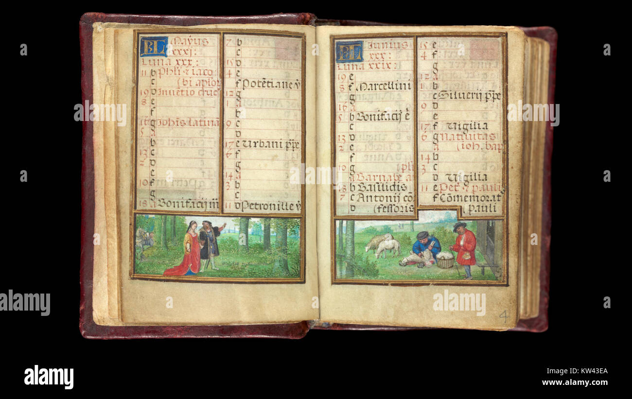 Book of Hours MET DP 634 003 Stock Photo - Alamy