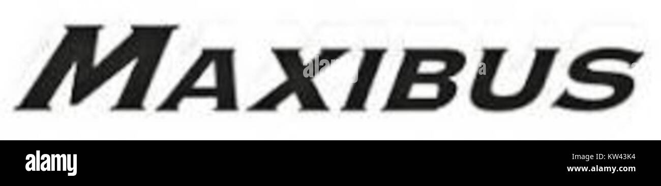 The Maxibus logo represents the company’s identity in the ...
