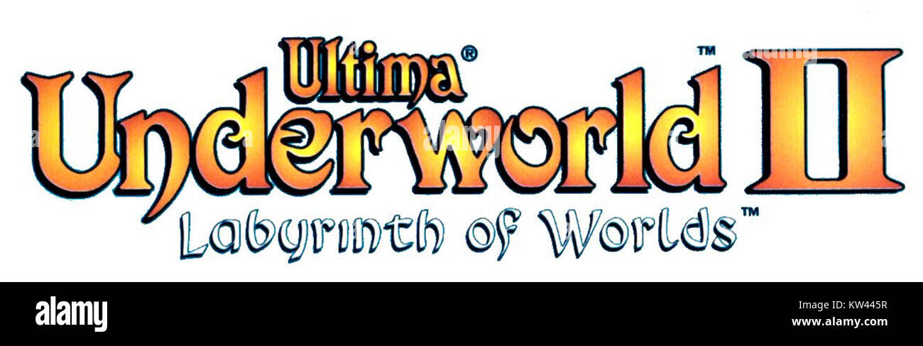 The logo of 'Ultima Underworld 2,' a classic 1992 role-playing video ...