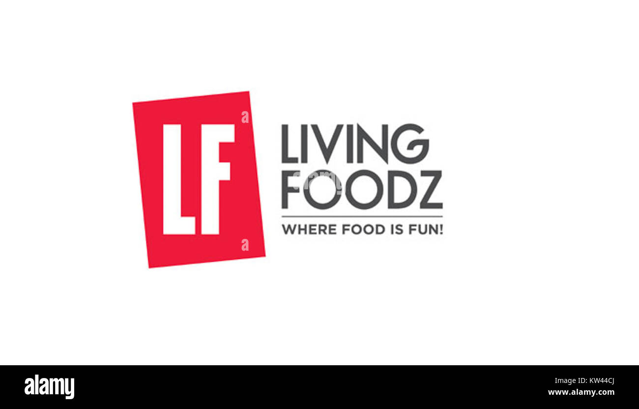 The image showcases the logo of Living Foodz, a television channel ...