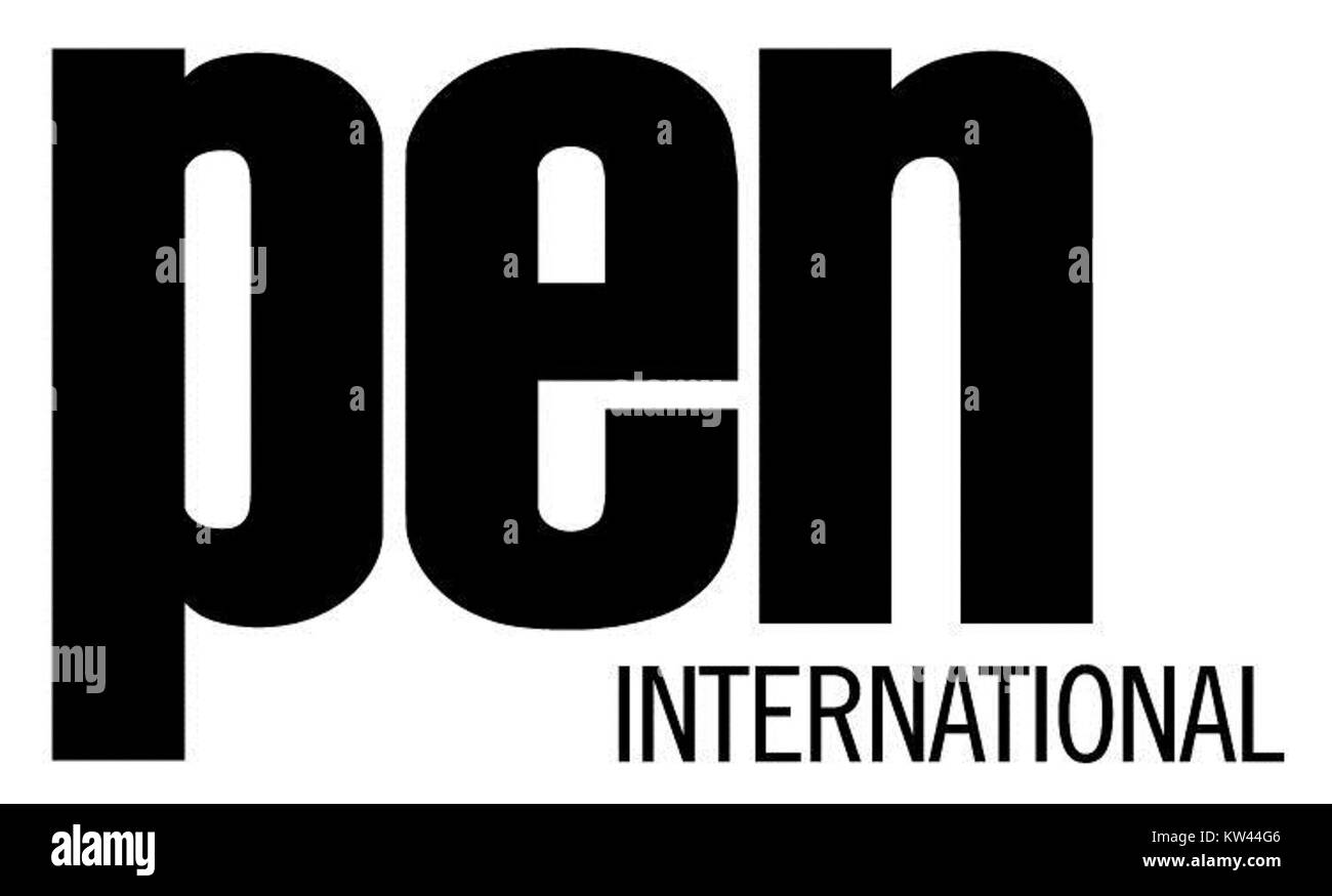 The PEN International logo represents the global writers' organization ...