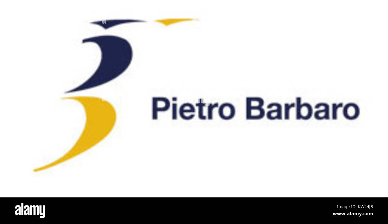 Logo Pietro Barbaro Stock Photo - Alamy