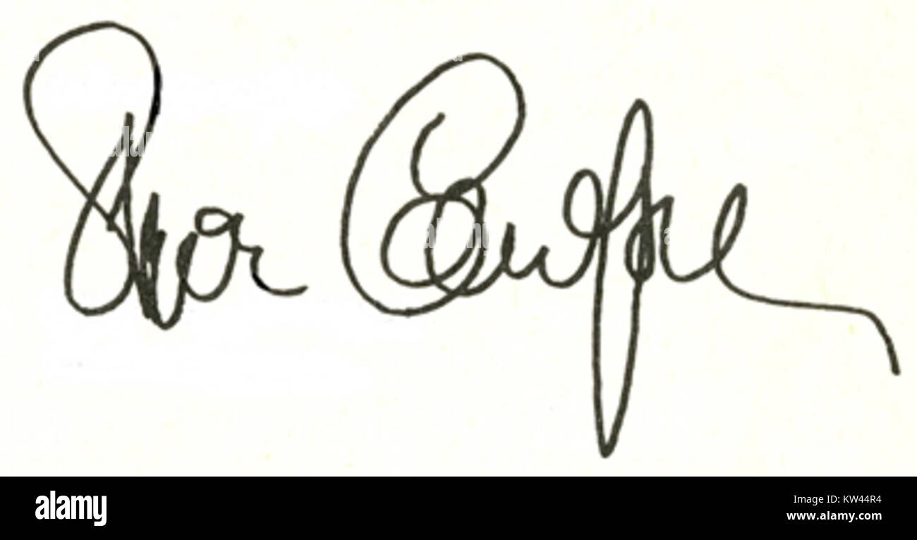 The signature of Steve Cowper, former governor of Alaska, is a notable ...