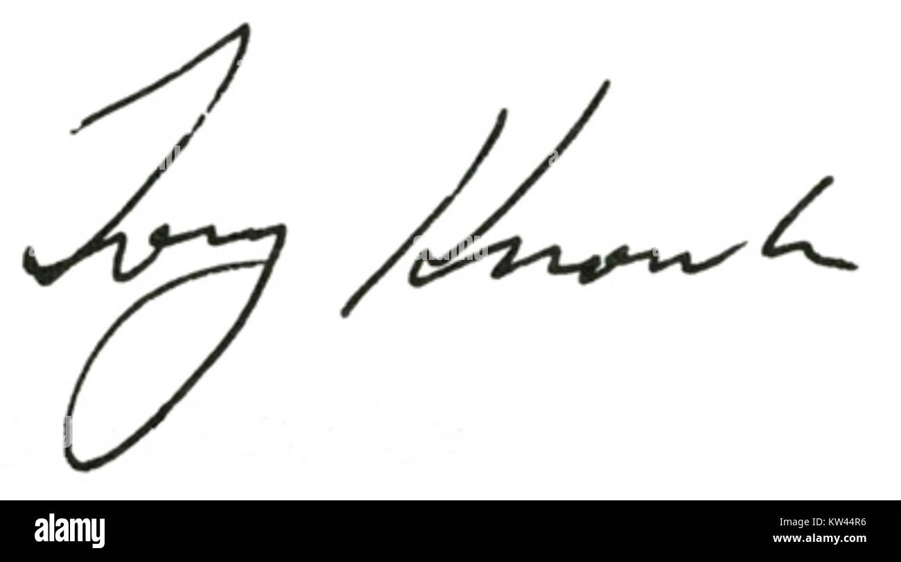Tony Knowles' signature is an iconic mark of his role in Alaskan ...