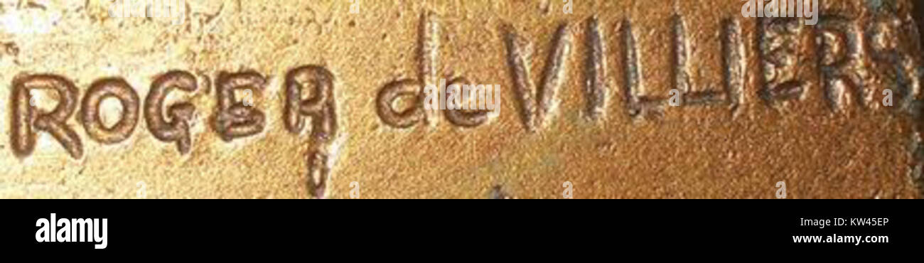 The Roger de Villiers sign refers to a notable artifact or marker ...
