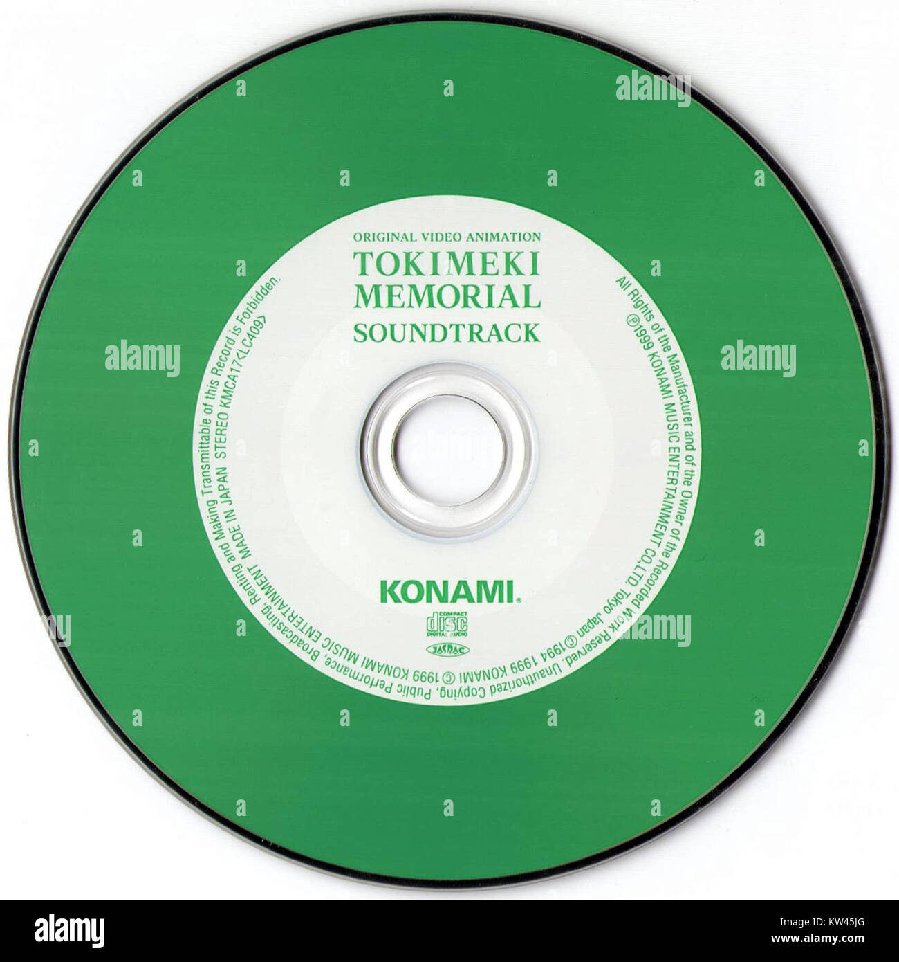 The Tokimeki Memorial OVA soundtrack, released in 1999, features music ...