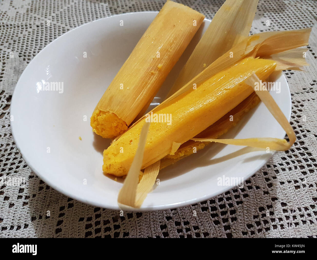 Binaki is a traditional steamed corn cake, a popular food in many ...
