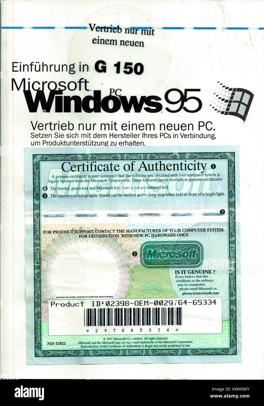 Windows 95 book hi-res stock photography and images - Alamy