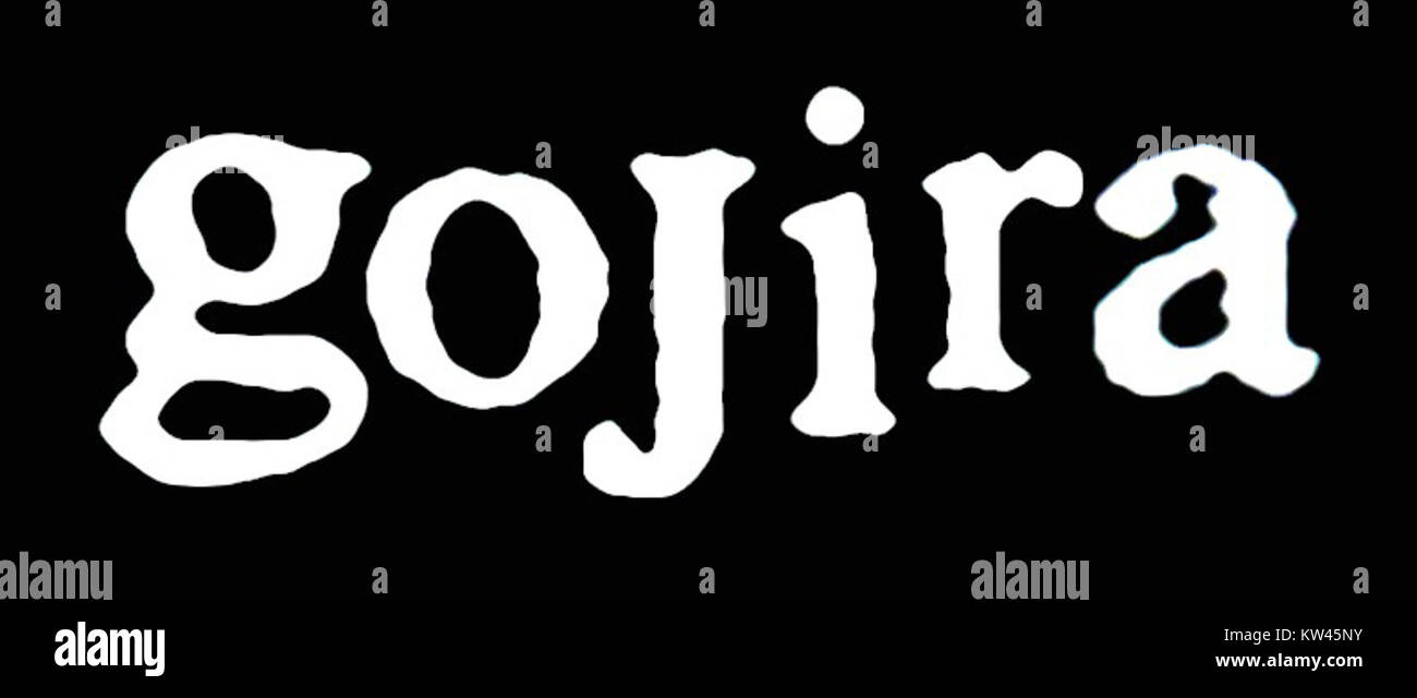 A logo design for the band Gojira, representing their distinct visual ...