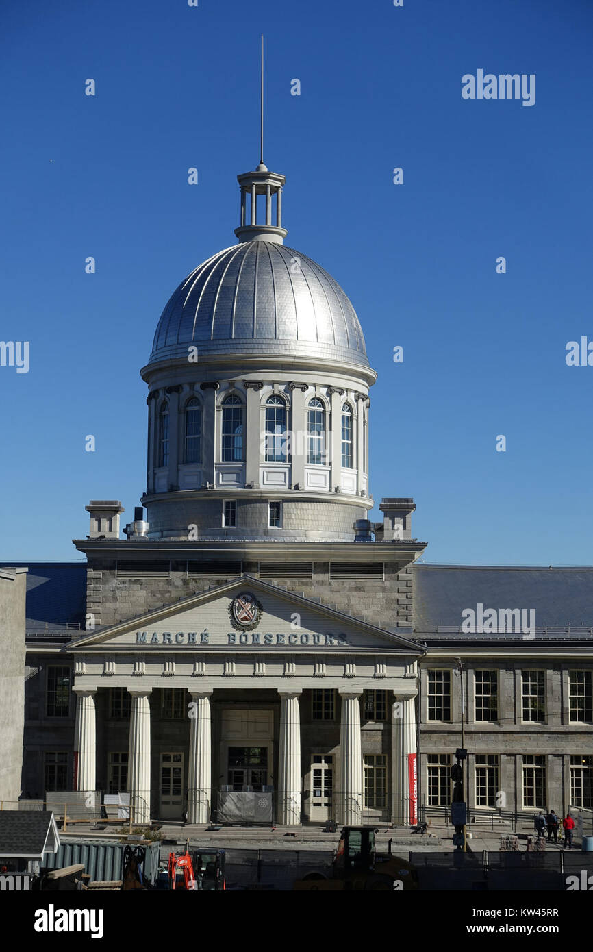 Bonsecours Market in Montreal, Canada, is a historic building known for ...