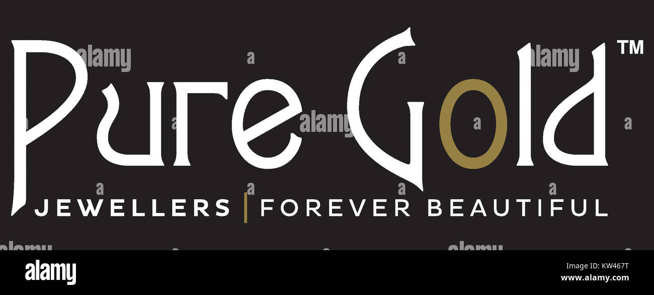 The logo of Pure Gold Jewellers, a prominent jewelry retailer known for ...