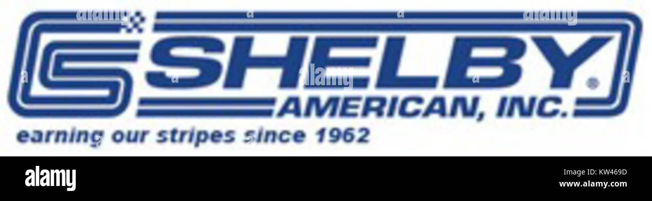 The Shelby American logo represents the high-performance car company ...