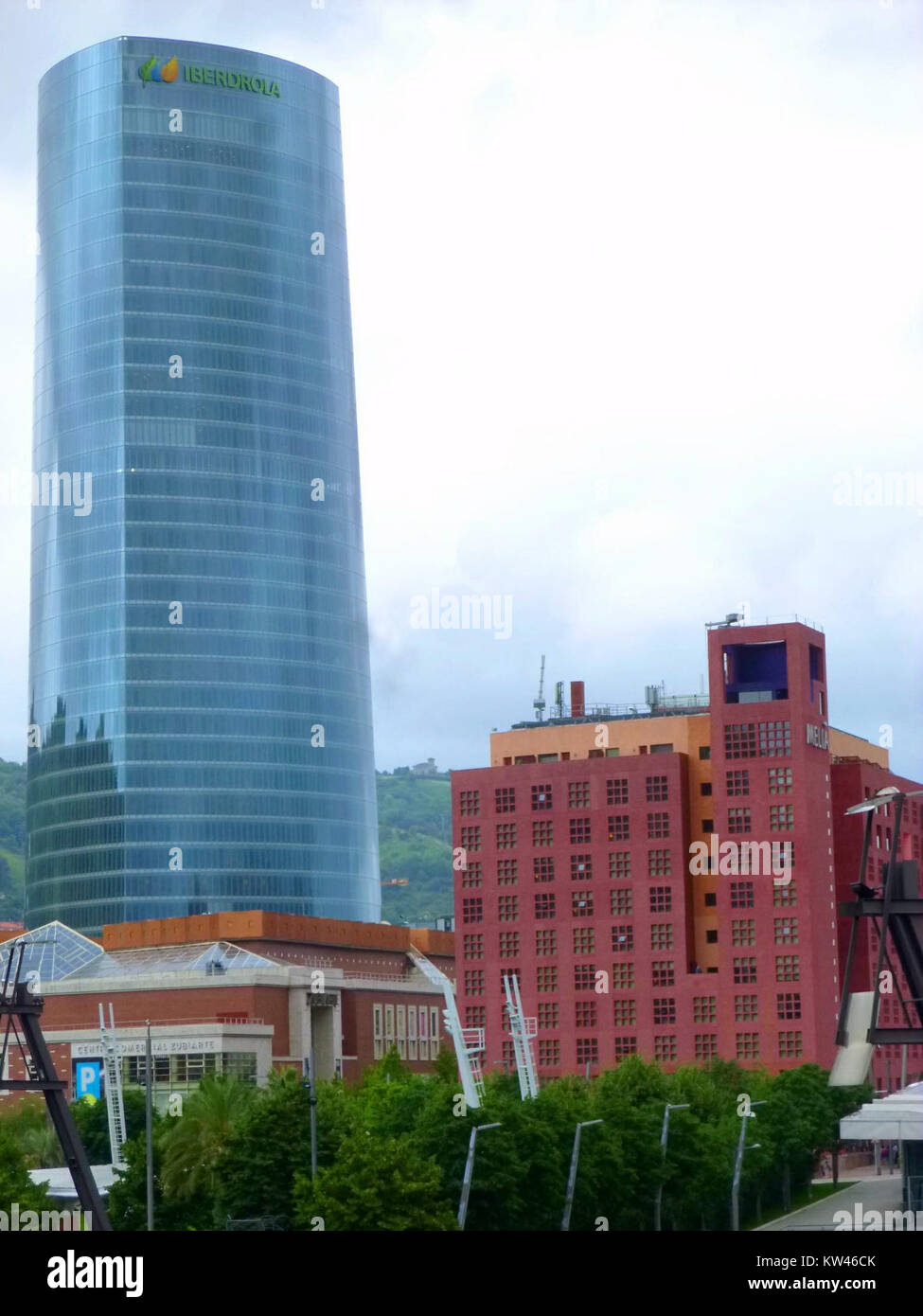 The Torre Iberdrola is a landmark skyscraper in Bilbao, Spain ...