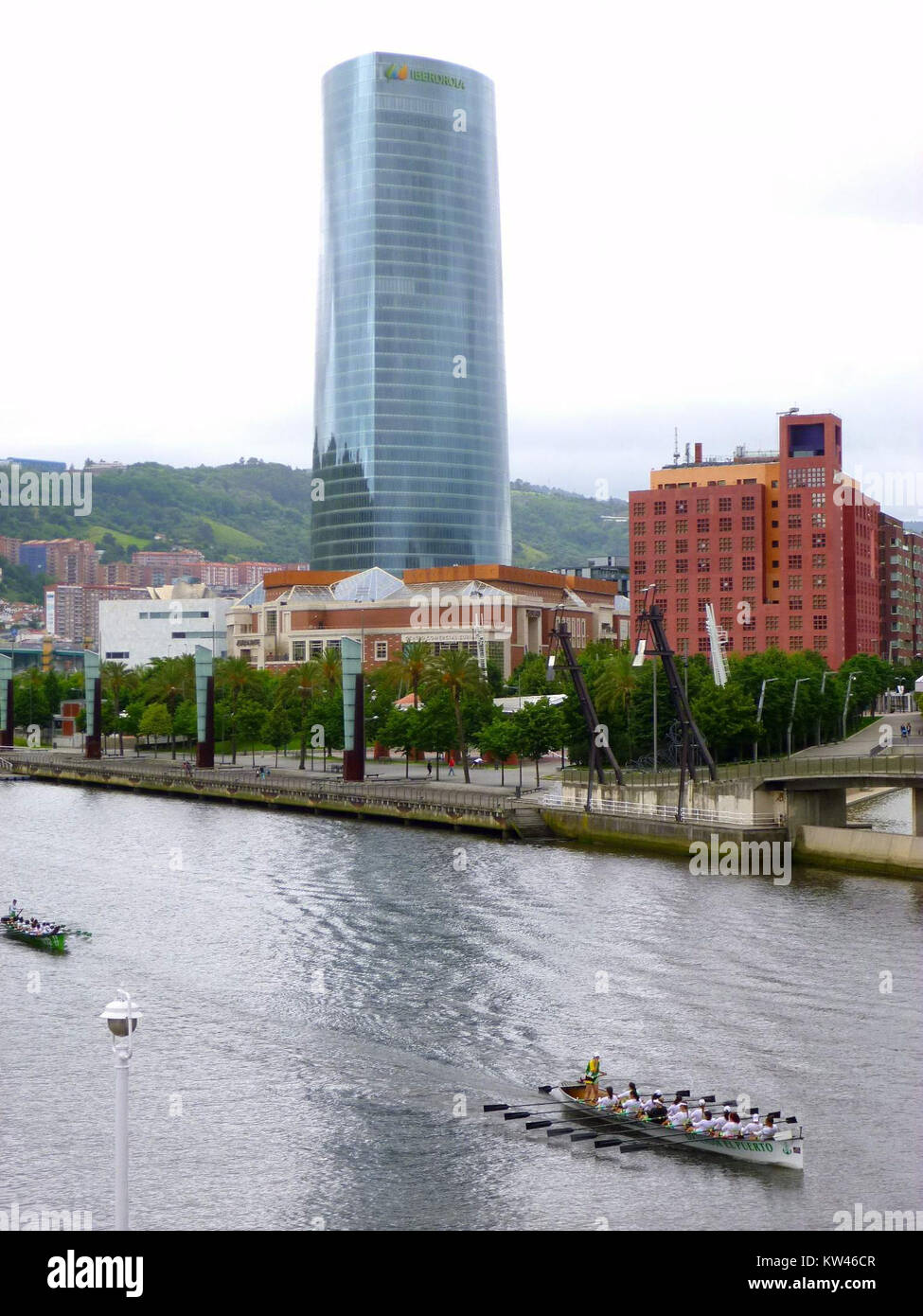 Torre Iberdrola, located in Bilbao, Spain, is one of the city's most ...