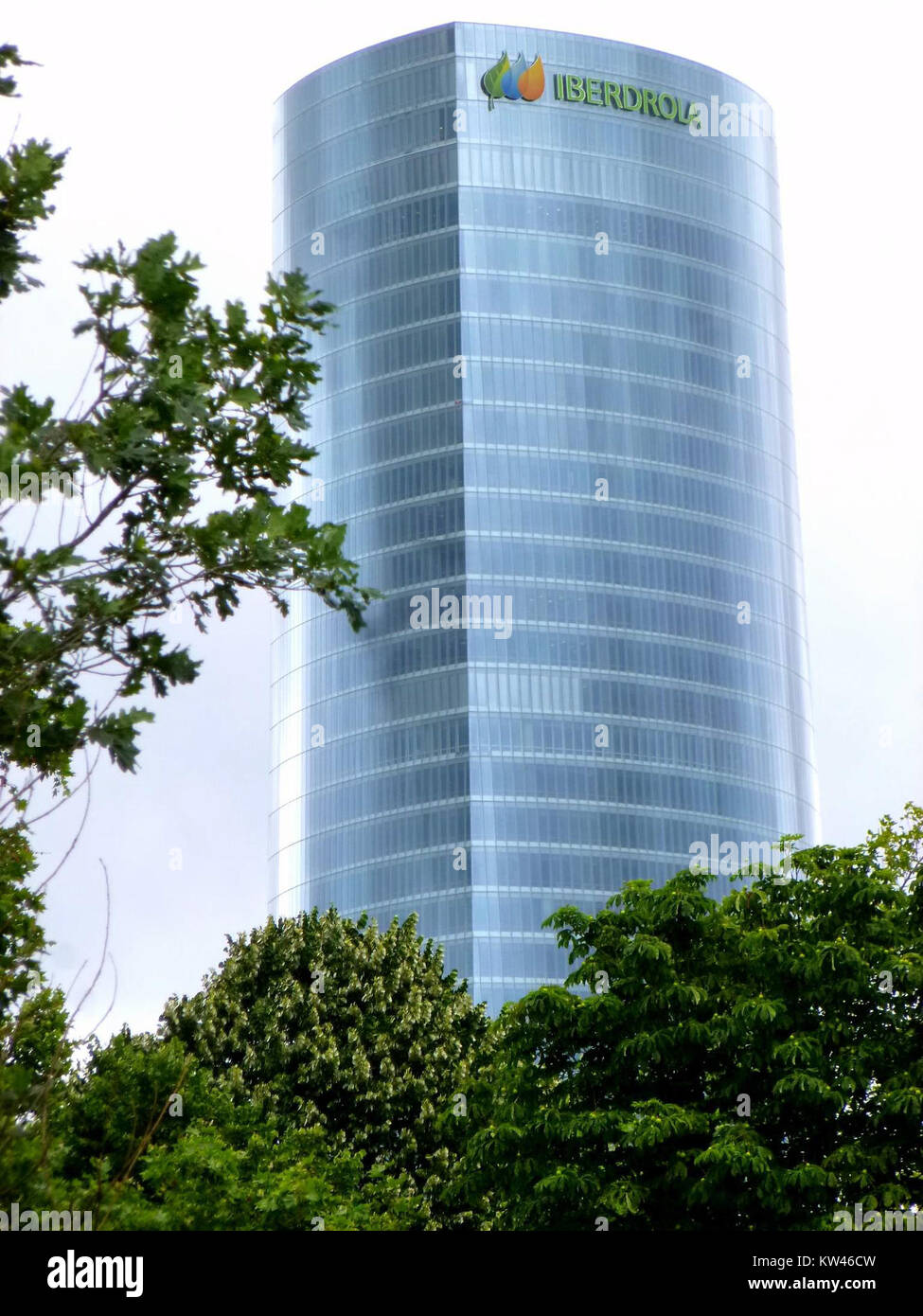 The Torre Iberdrola is a prominent skyscraper in Bilbao, Spain ...