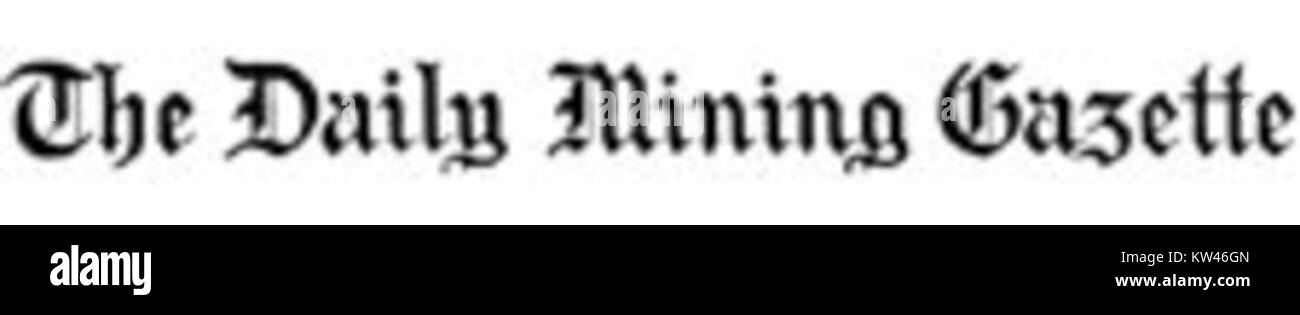 The Daily Mining Gazette is a regional newspaper known for its ...