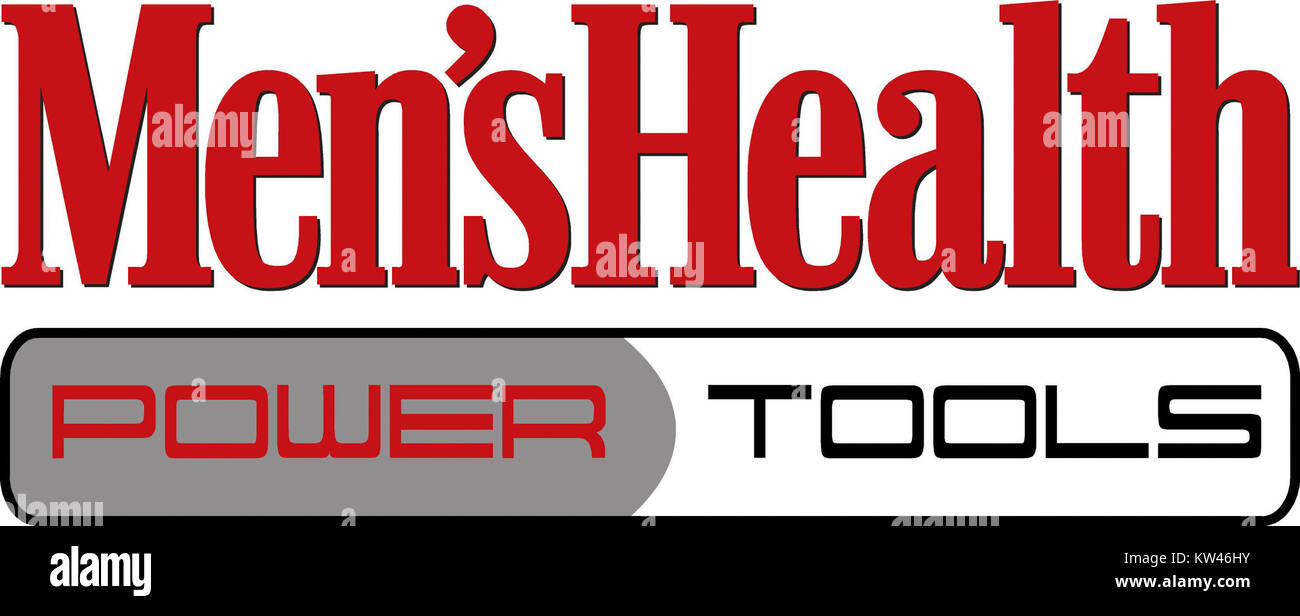 Menshealth powertools logo Stock Photo - Alamy