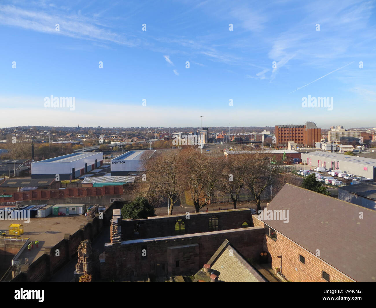The Birkenhead Skyline, located in the Wirral Peninsula in England, is ...