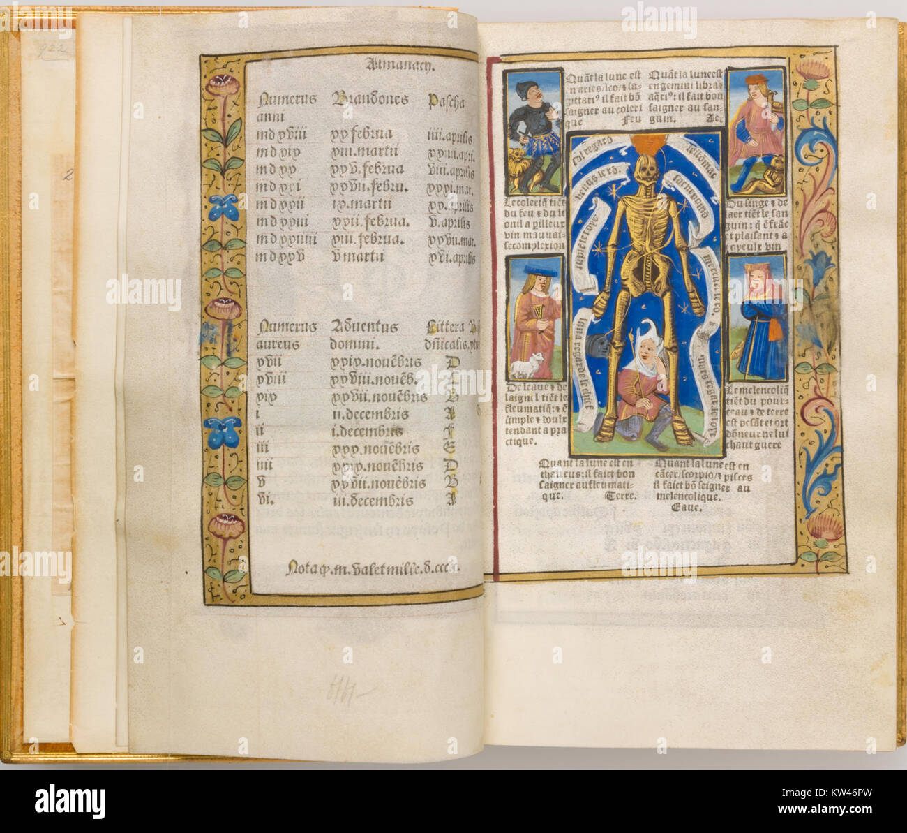 The Book of Hours is a medieval illuminated manuscript, often used for ...