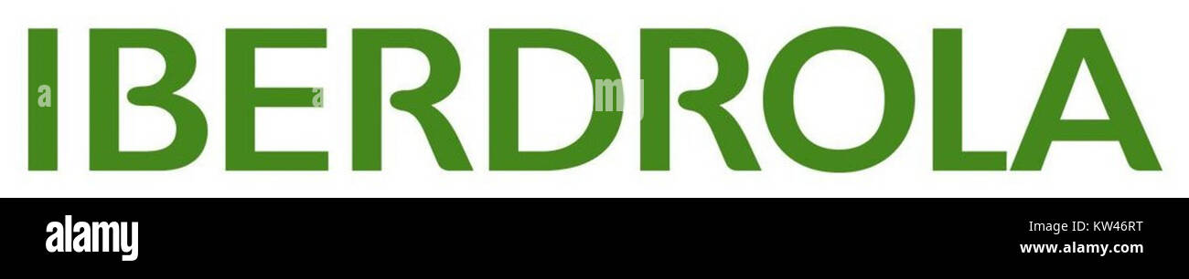 The Iberdrola wordmark, the logo and visual identity of Iberdrola, a ...
