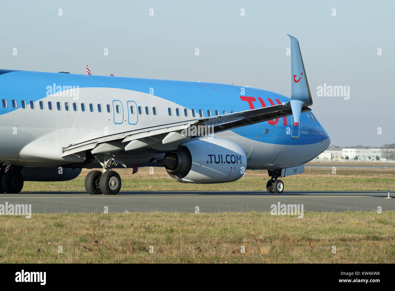 A Boeing 737 aircraft in TUI Airlines livery, showcasing the design and ...