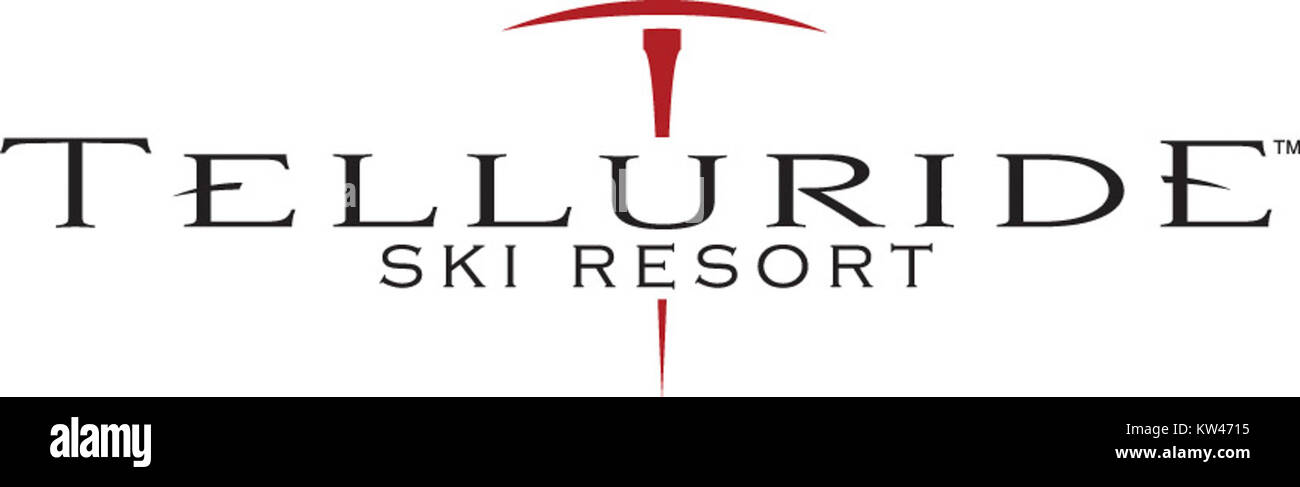 The Telluride ski resort logo represents the identity of the Telluride ...