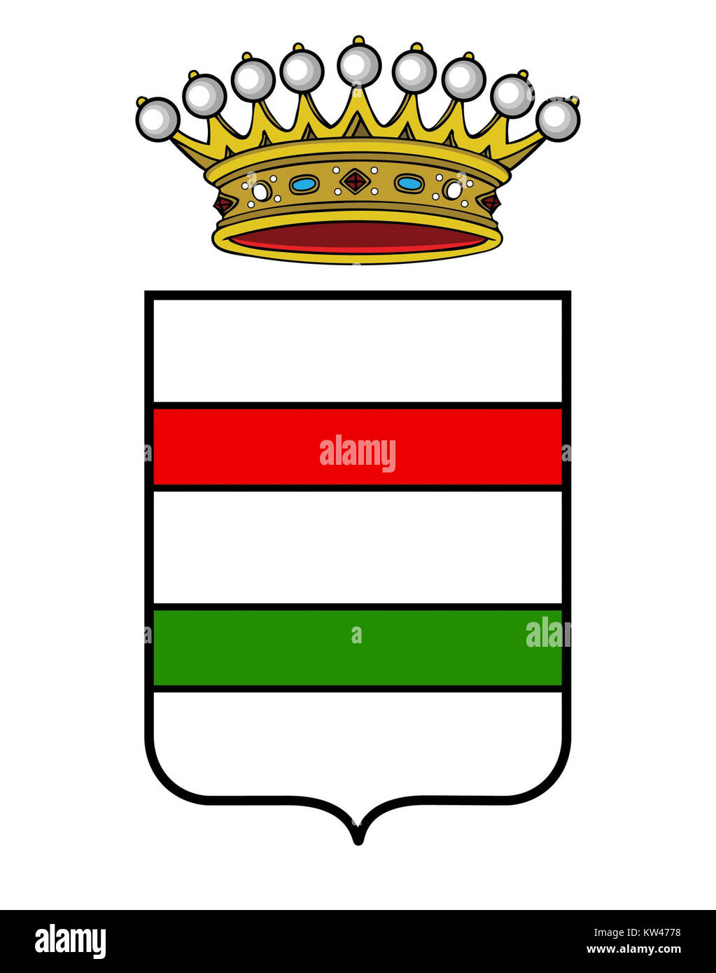 The Stemma Conti Politi is a heraldic coat of arms, representing the ...