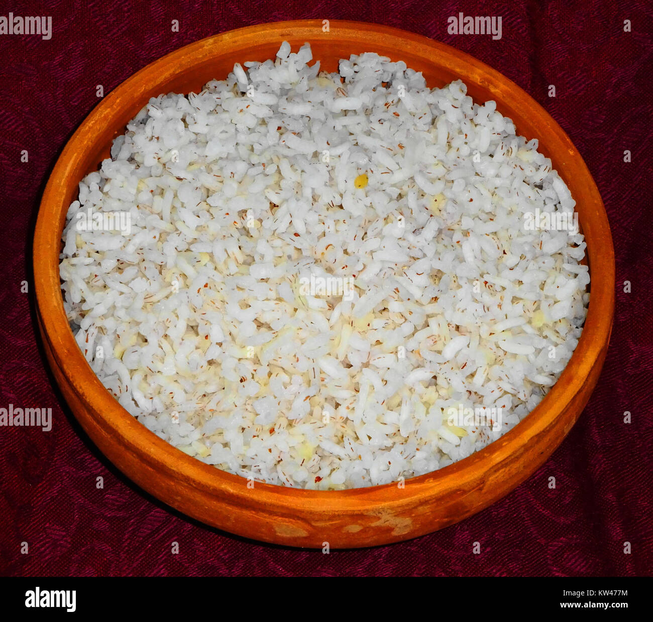 Boiled Matta Rice Stock Photo - Alamy