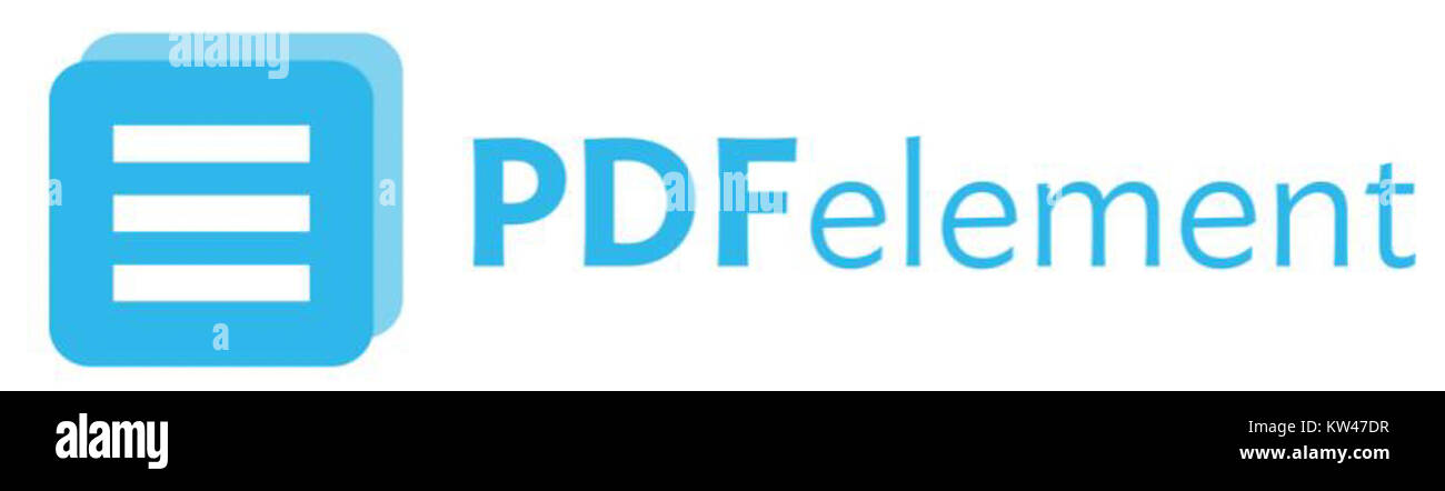 PDFelement Logo (Jan 2017 Stock Photo - Alamy