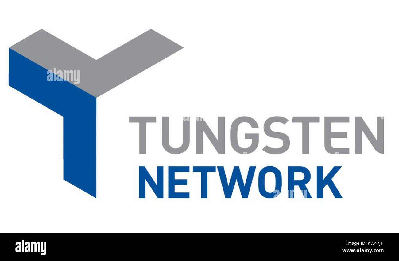 Tungsten network logo Stock Photo - Alamy