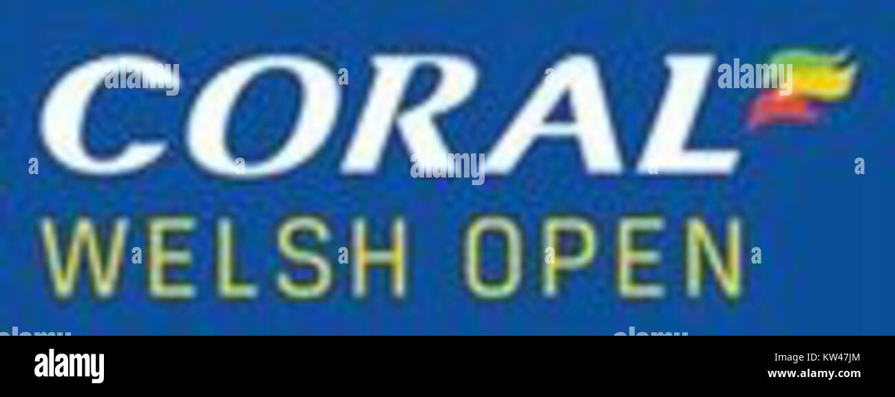 The logo of the 2017 Coral Welsh Open represents the prestigious ...