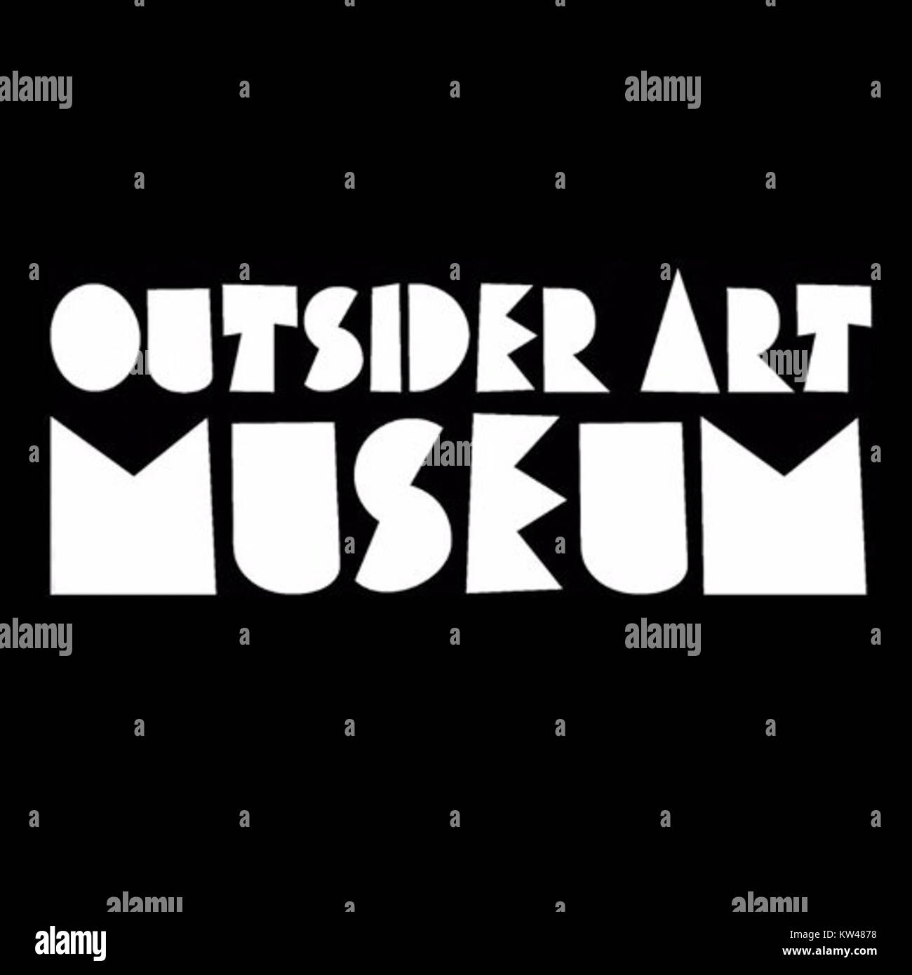 The Outsider Art Museum logo is a modern design representing the unique ...