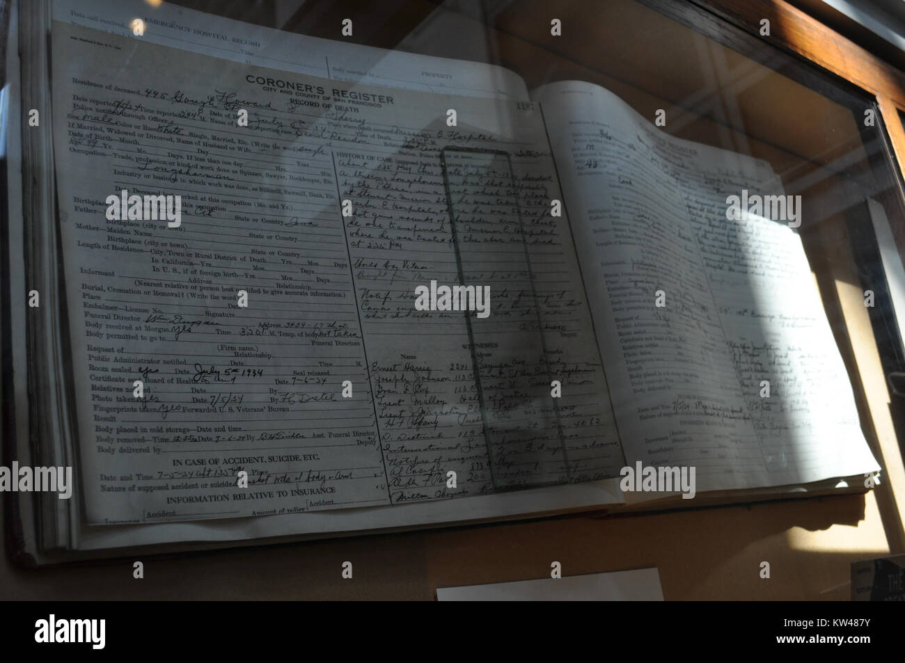 Deceased individual records hi-res stock photography and images - Alamy