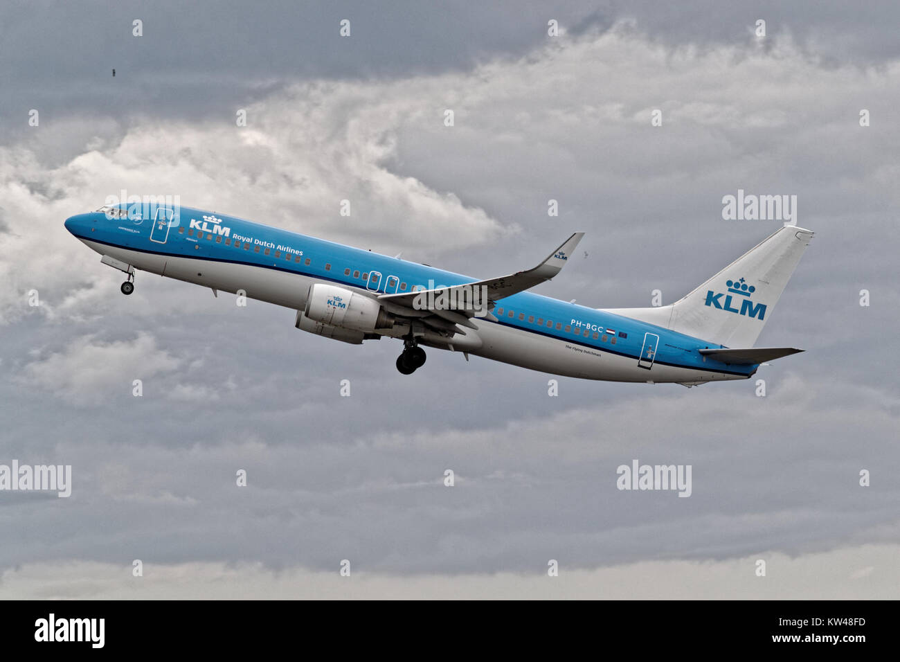 The Boeing 737 operated by KLM is a widely used commercial aircraft for ...