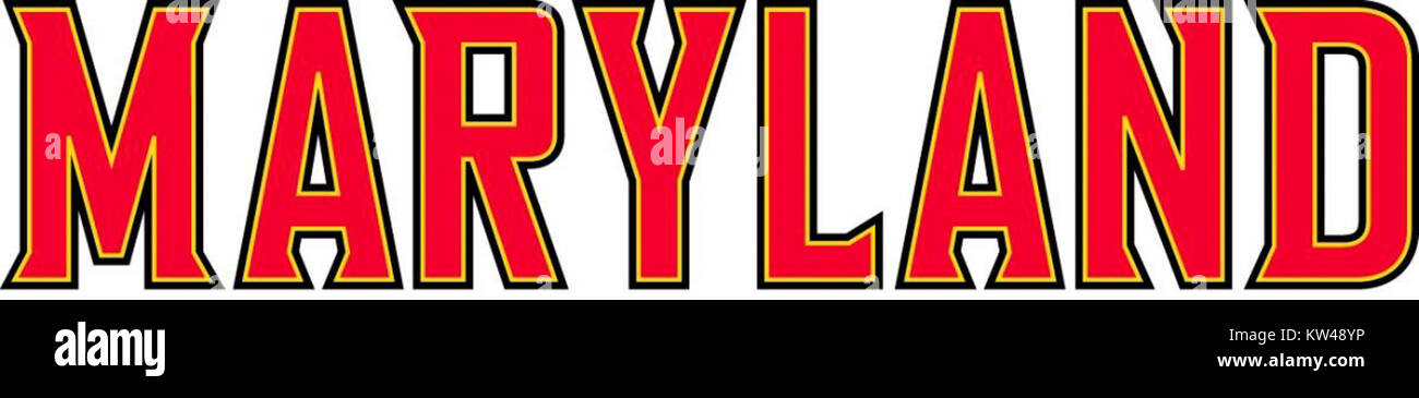 The Maryland wordmark is a graphic design representing the state of ...