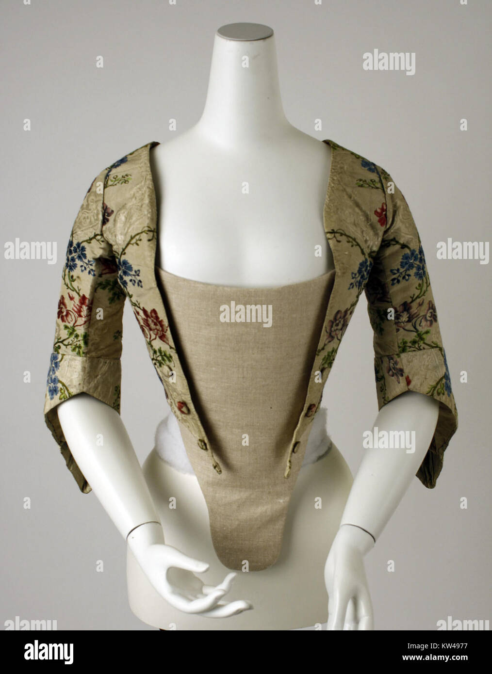 A depiction of 'Bodice', an artwork housed in the Metropolitan Museum ...