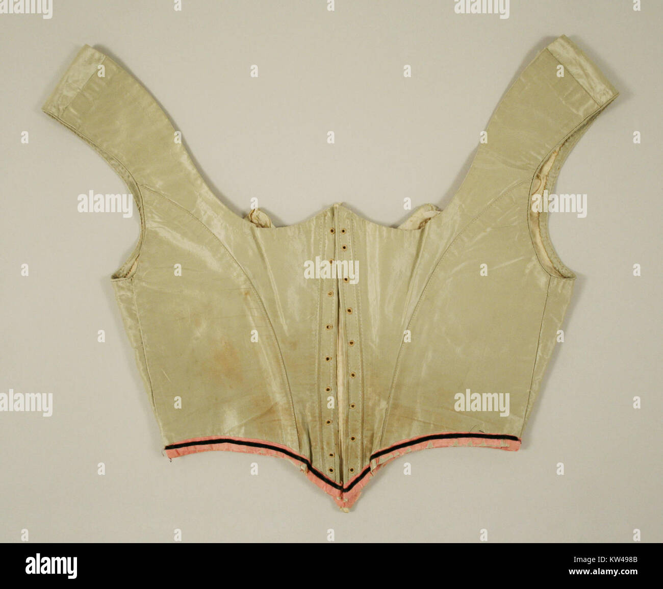 This bodice, part of the collection at The Metropolitan Museum of Art ...