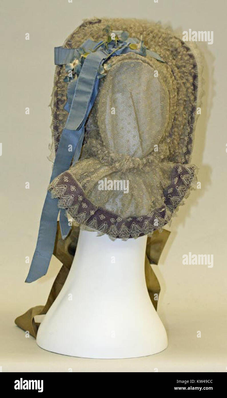 This object, known as the Bonnet MET 1979.346.139 B, is a historical ...
