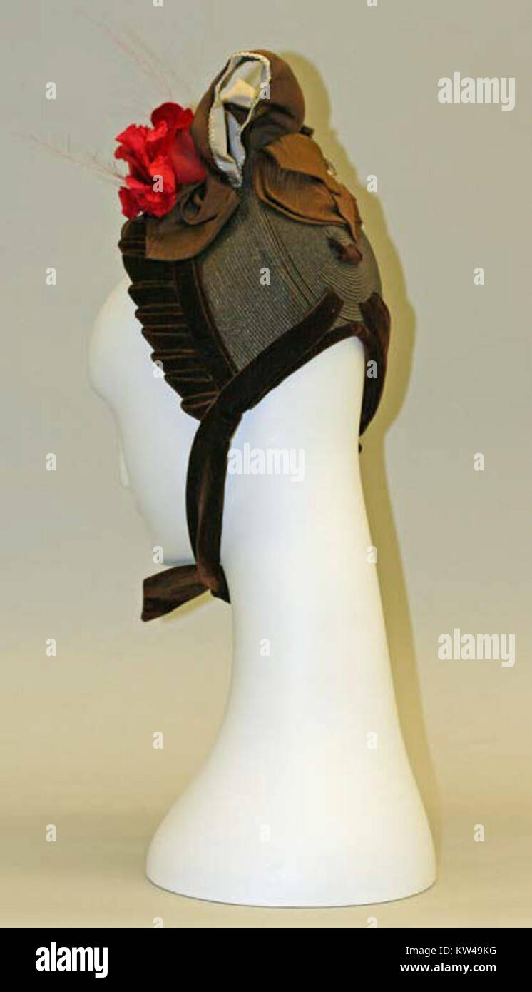 A historical bonnet from the collection at the Metropolitan Museum of ...