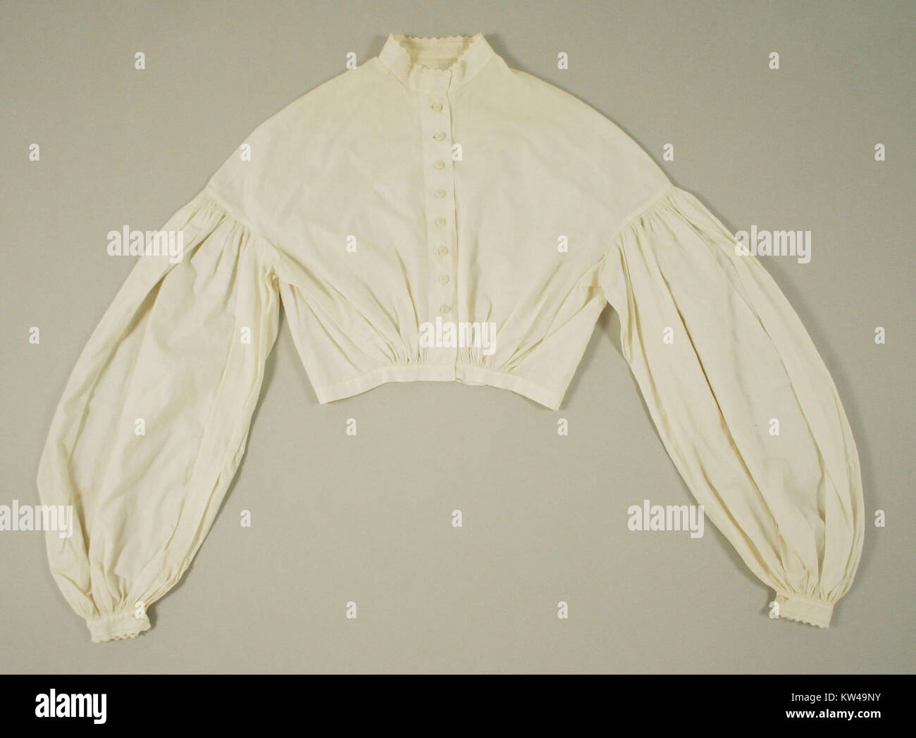 The bodice, identified as MET C.I.43.126.53 F, is a historical garment ...