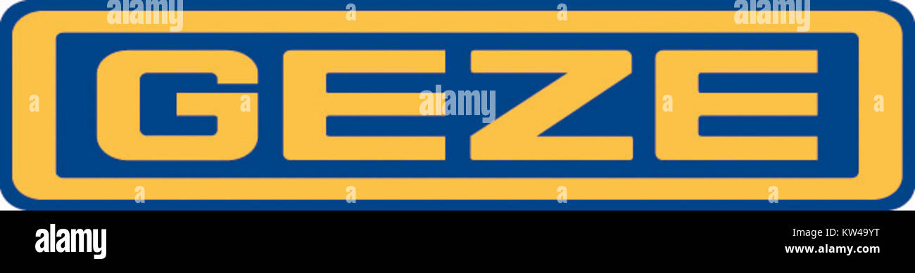 This logo design, featuring blue and yellow colors, is a visually ...