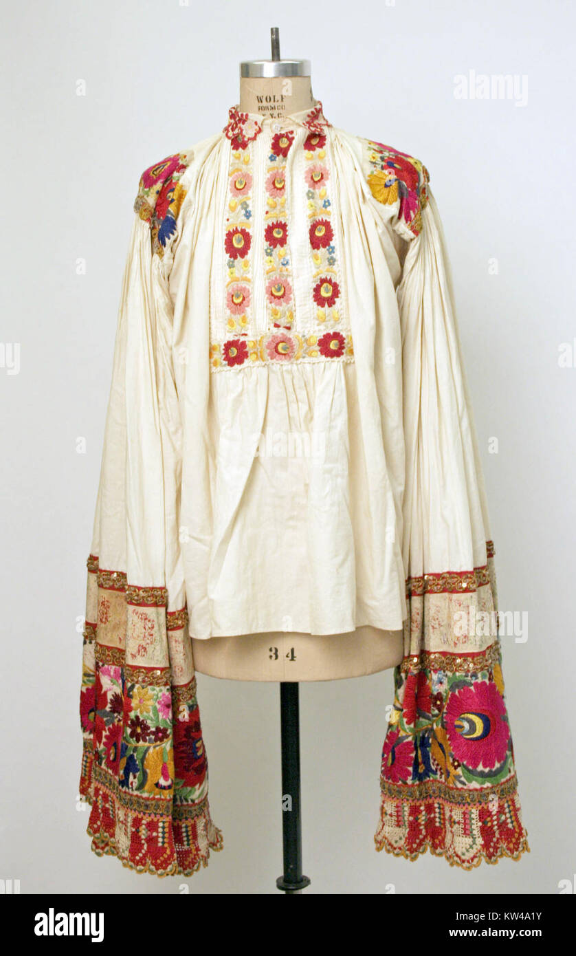 This blouse, part of the Metropolitan Museum collection, showcases the ...