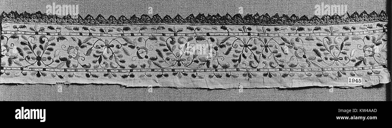 The piece titled 'Border' at the Metropolitan Museum of Art reflects ...